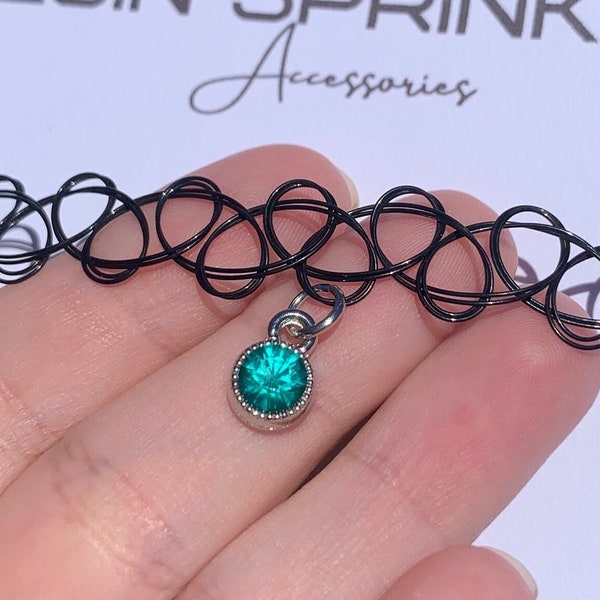 90s Tattoo Choker - Etsy