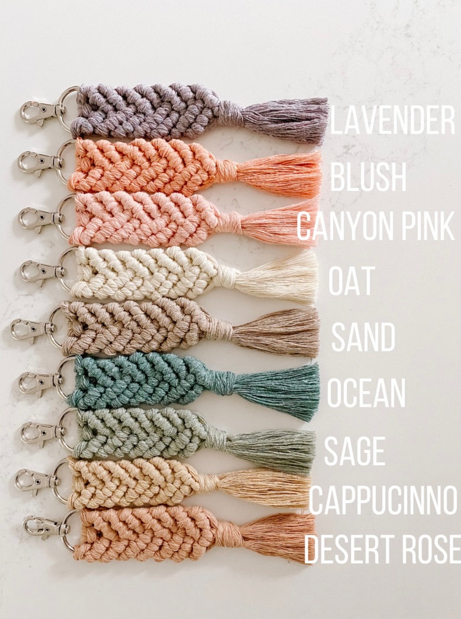 Macrame keychain purse charm bag charm | Etsy