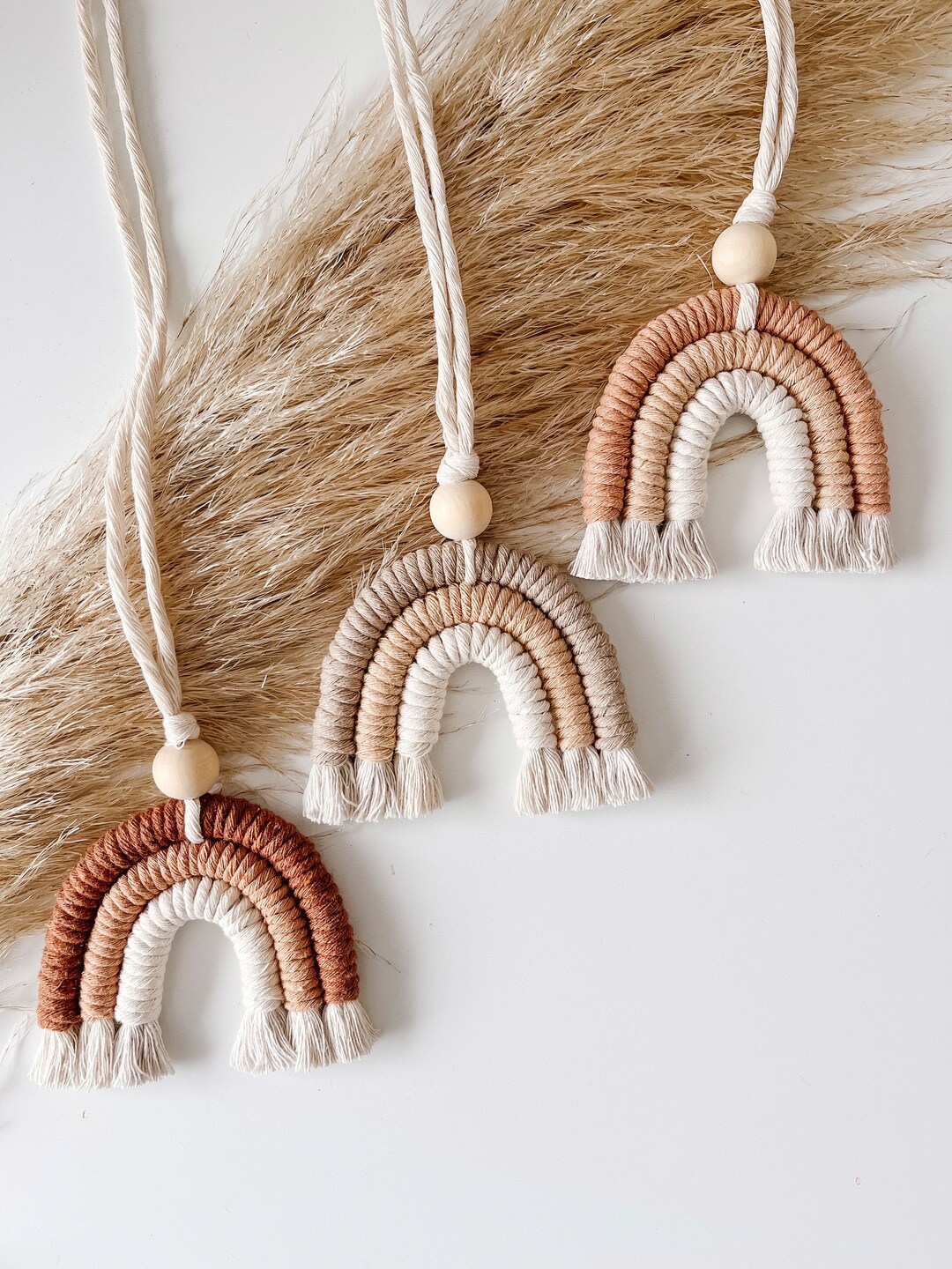 Mini Macrame Rainbow | Rope Rainbow | Custom Rainbow | Baby Nursery ...