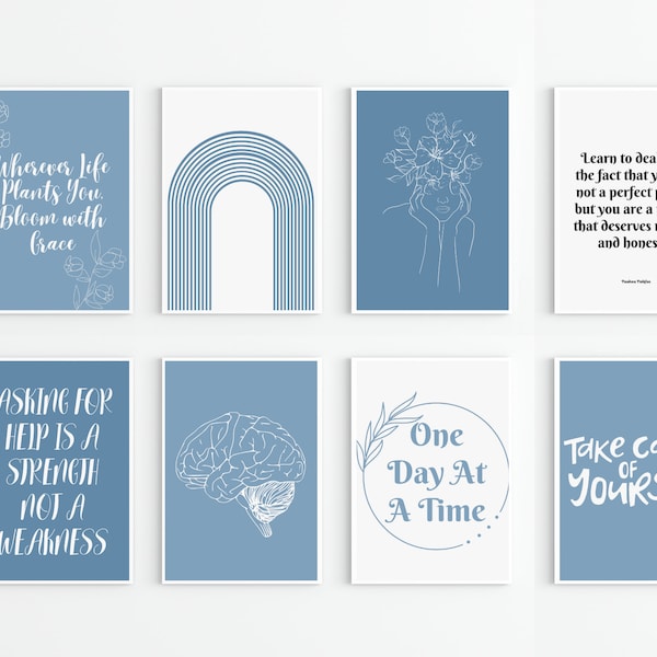 Mental Health Therapist Office Signs - Etsy