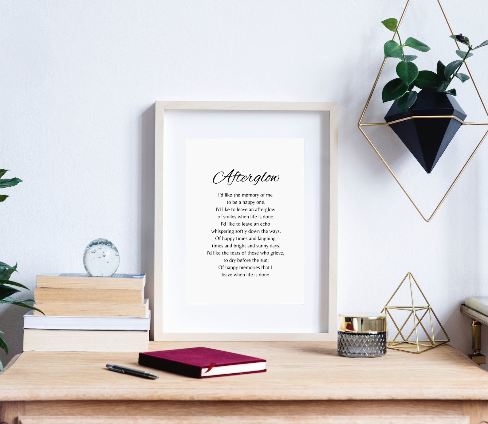 Afterglow Poem, Funeral Poem, Lost Loved One Poem, in Memory Of, Grief ...