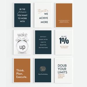 Mega Bundle of 50 Prints, Office Wall Decor, Home Office Decor ...
