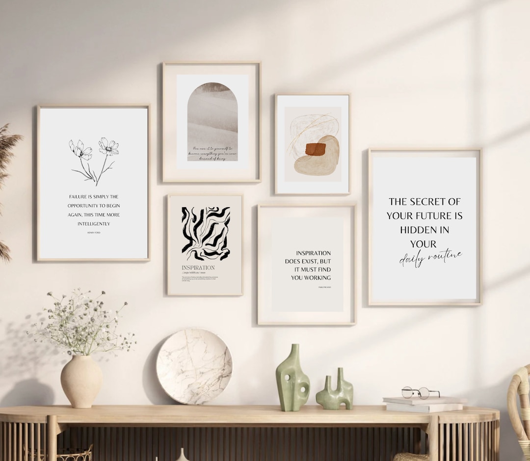 Office Wall Art | Set of 20 PRINTABLES | Home Office Decor | Home ...