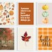 Fall Painting Set of 10 Prints, Fall Printable Art, Fall Wall Art ...