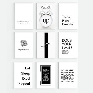 Mega Bundle of 50 Prints, Office Wall Decor, Home Office Decor ...