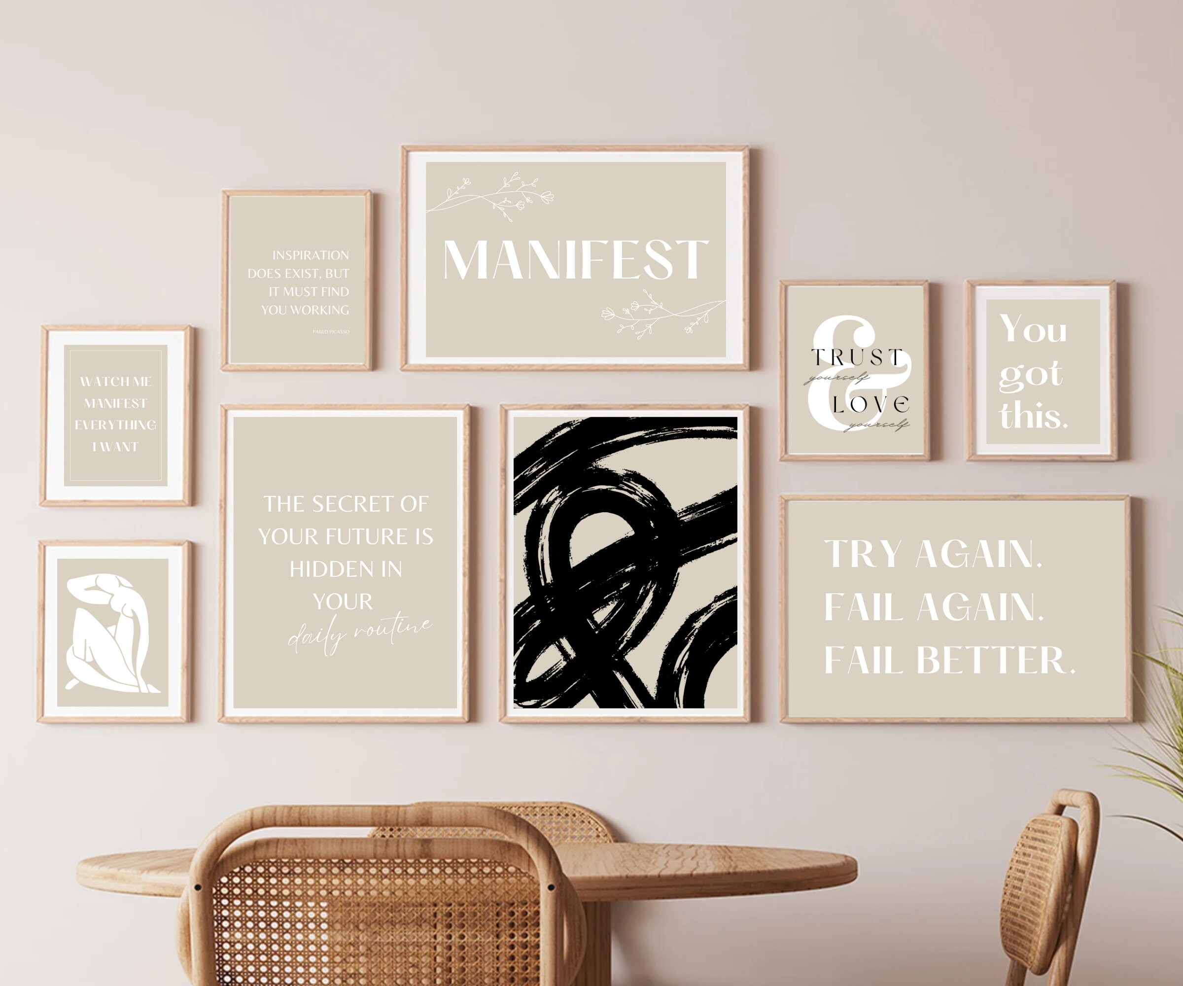 Home Office Set of 22 Prints Office Wall Decor Home Office - Etsy