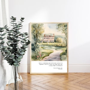 Jane Austen Pride and Prejudice Wall Art, Jane Austen Quote Printables ...