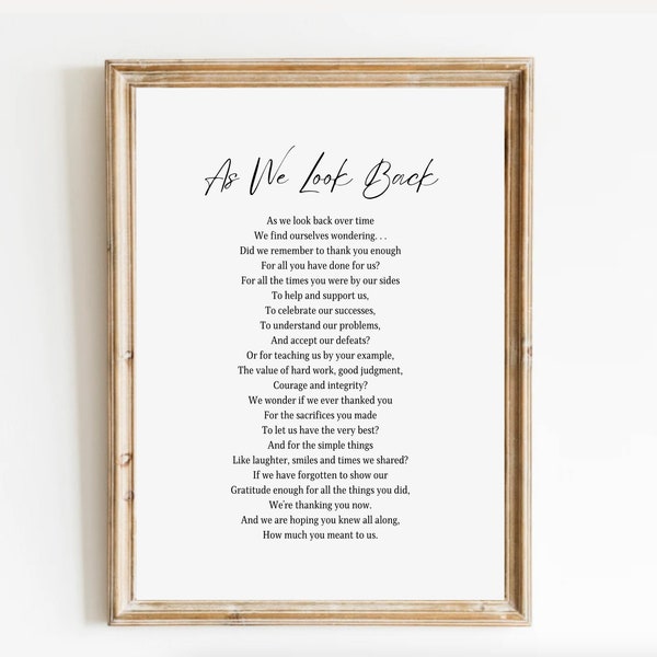 Memorial Poem for Men - Etsy
