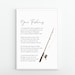 Gone Fishing Poem Ready to Print, Celebration of Life Poem for ...