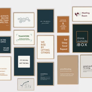 Mega Bundle of 50 Prints, Office Wall Decor, Home Office Decor ...