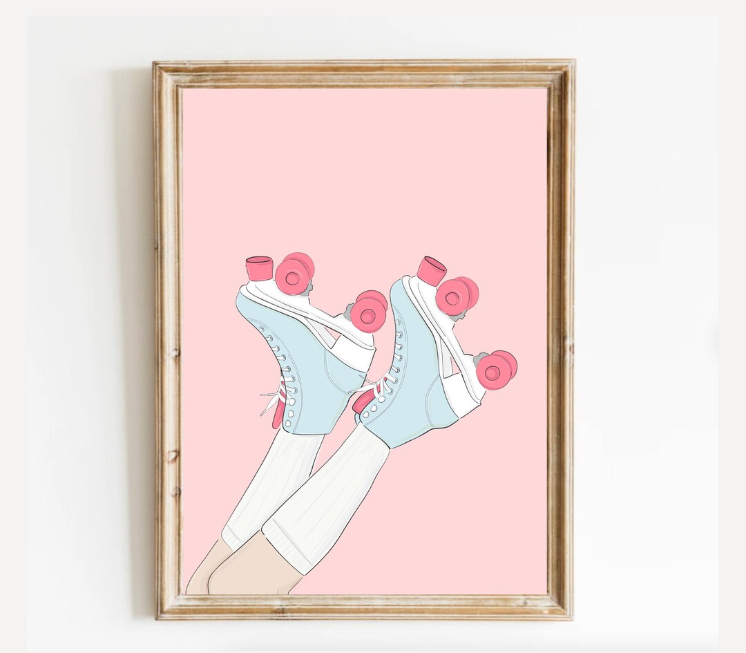 Roller Skate Print | Roller Skating Print | Let the Good Times Roll ...