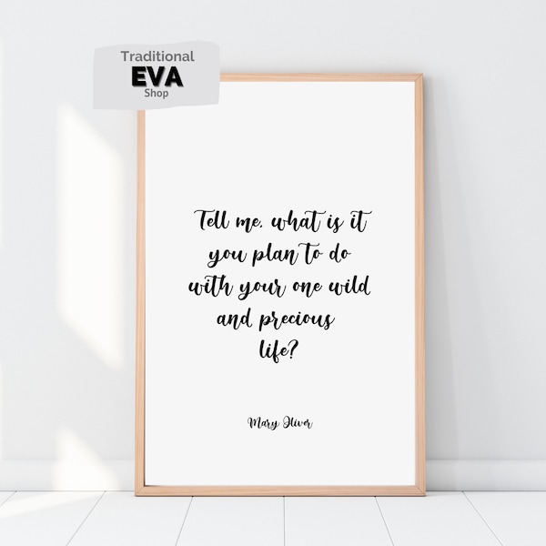 Tell Me What It is You Plan to Do With Your One - Etsy