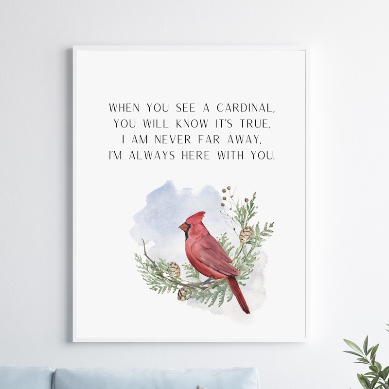 Cardinal Poem - Etsy