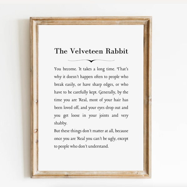 Velveteen Rabbit - Etsy