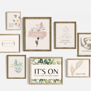 Office Wall Art | Set of 15 PRINTABLES | Home Office Decor | Home ...