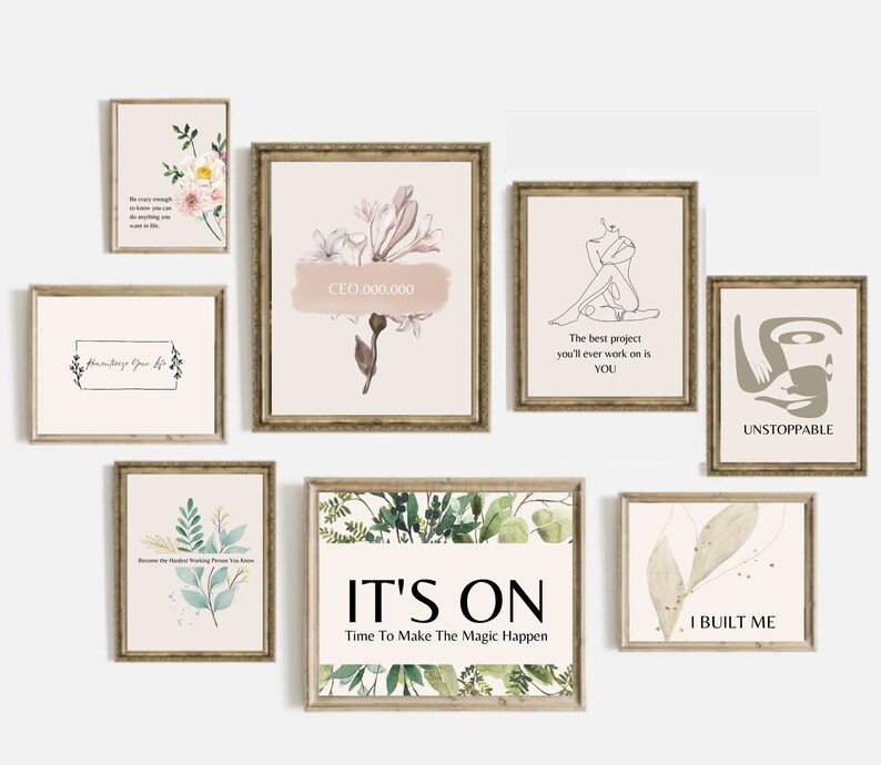 Office Wall Art Set of 15 PRINTABLES Home Office Decor - Etsy