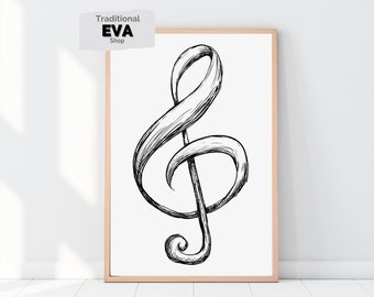 Sol Key Music Notes - Etsy