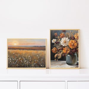 Fall Modern Scripture Wall Art, Set of 15 Bible Prints, Psalms Bible ...