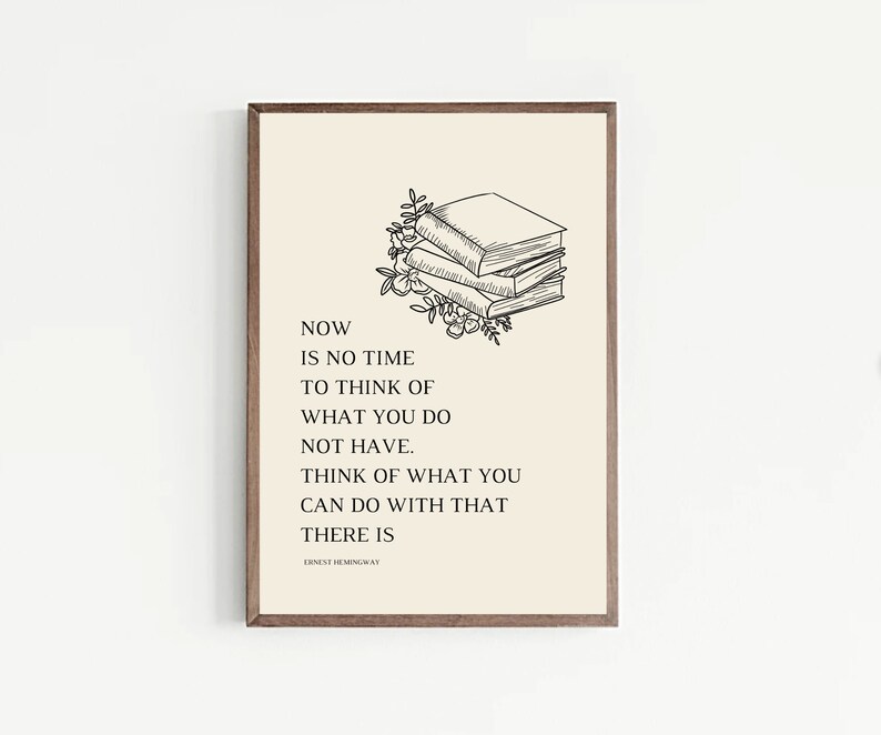 Gallery Wall Set of 9 Prints With Book Quotes, Book Prints, Book Art ...