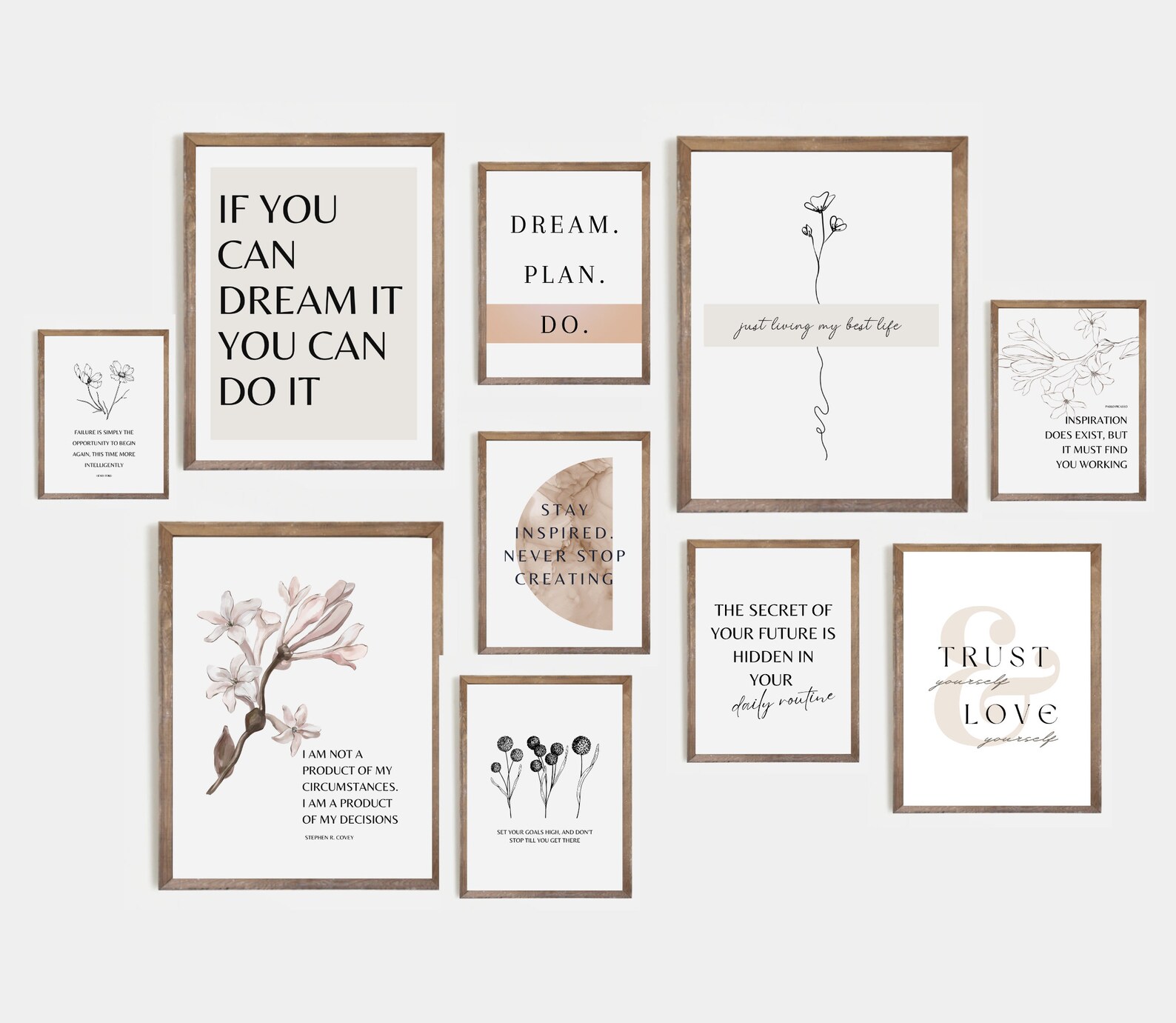 Office Wall Art Set of 20 PRINTABLES Home Office Decor - Etsy
