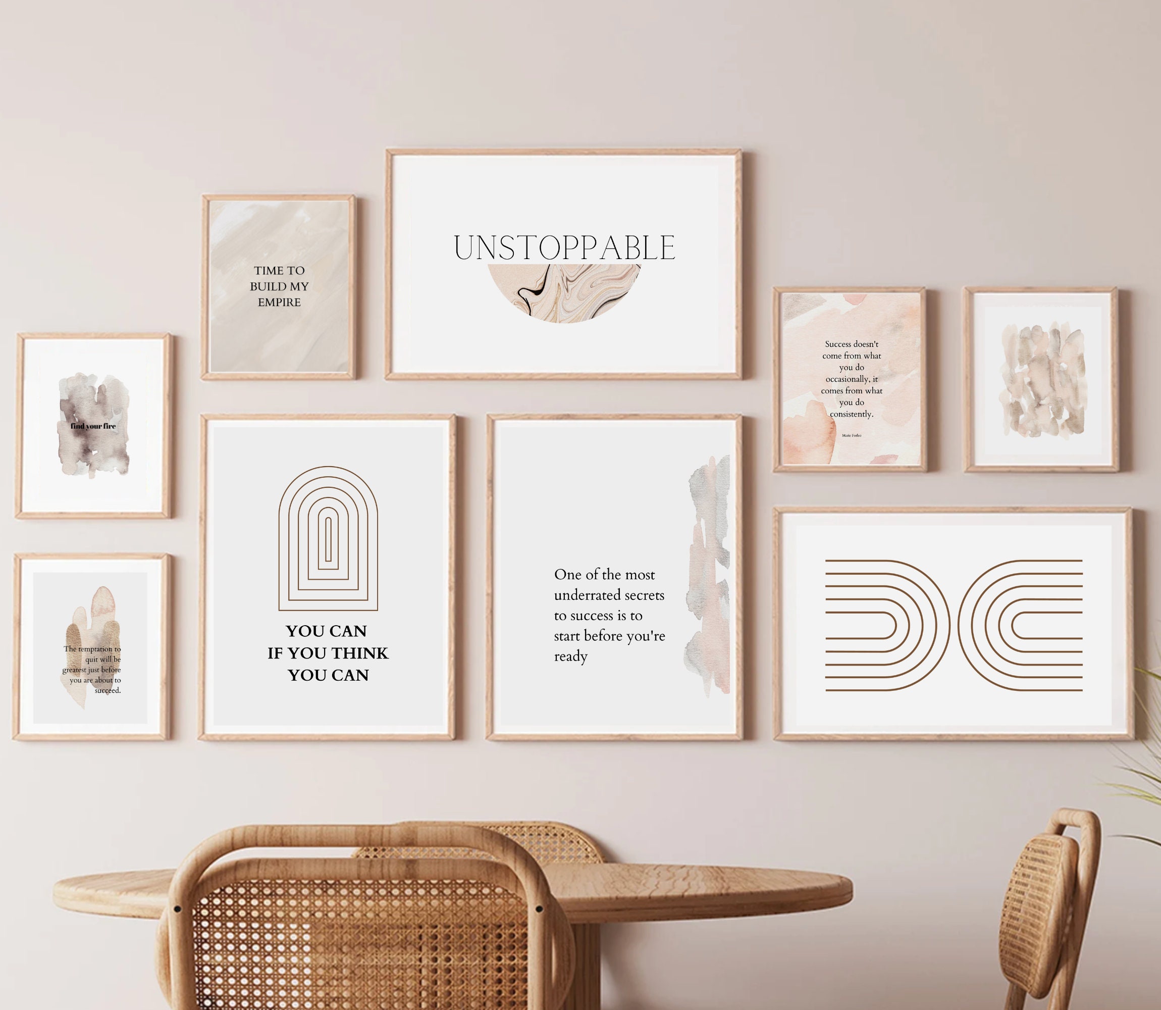Office Wall Art | Set of 15 PRINTABLES | Home Office Decor | Home ...