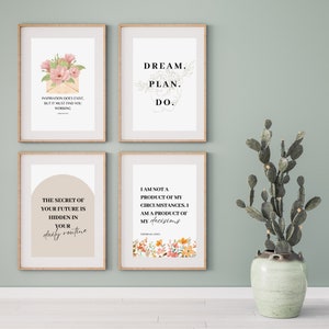 Office Wall Art | Set of 20 PRINTABLES | Home Office Decor | Home ...