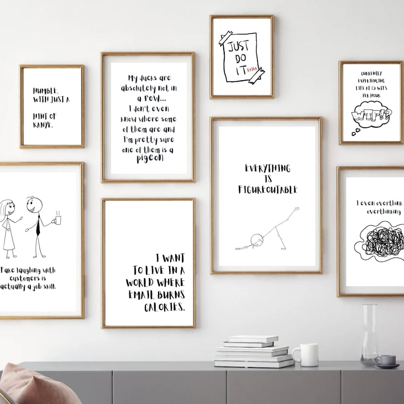 Funny Wall Art - Etsy