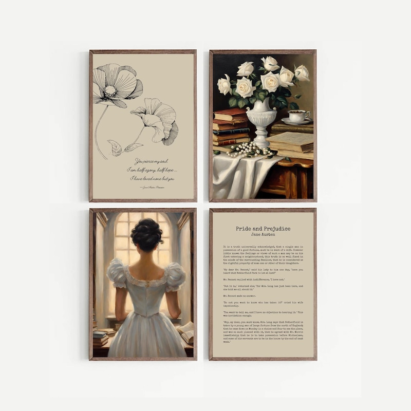 Jane Austen Quote Print - Etsy