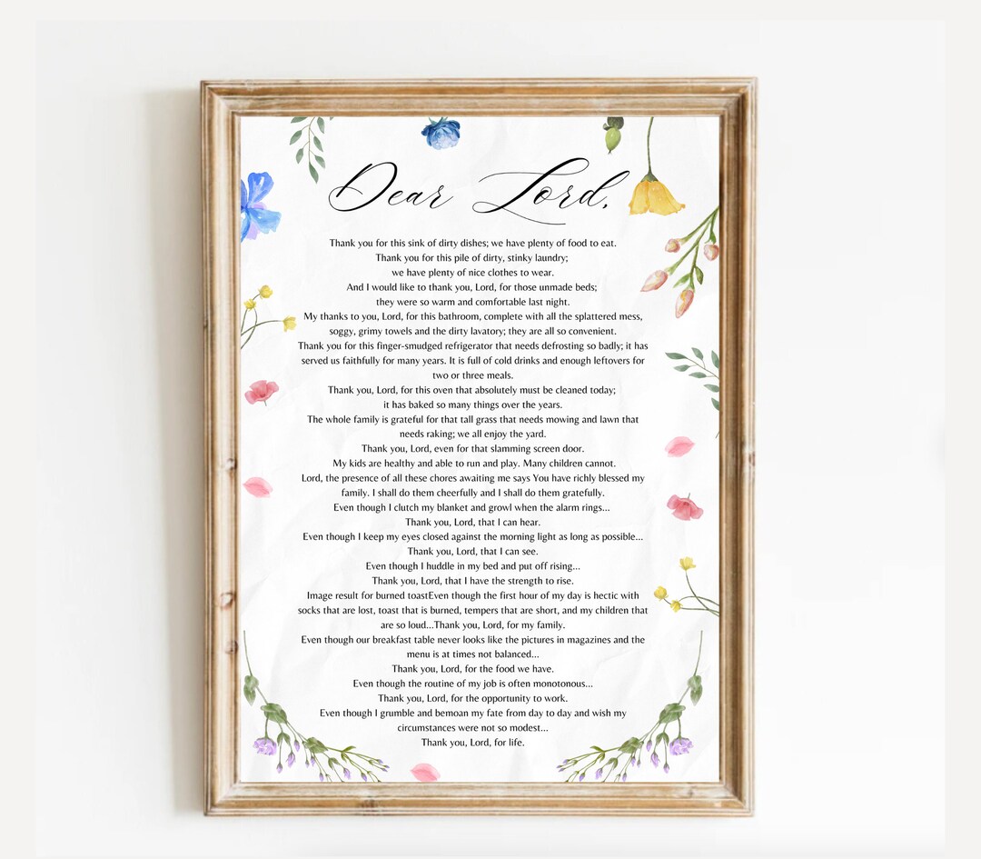 A Homemaker's Prayer Print, Christian Print, Printable, Religious Quote ...