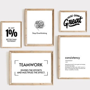 Mega Bundle of 50 Prints, Office Wall Decor, Home Office Decor ...