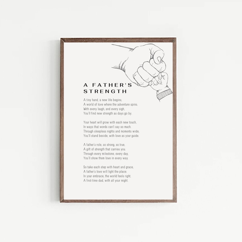 Dad Inspirational Poem - Etsy