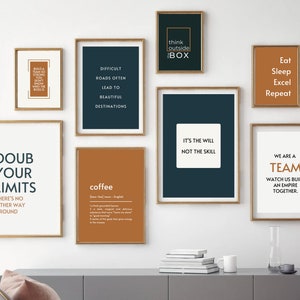 Mega Bundle of 50 Prints, Office Wall Decor, Home Office Decor ...