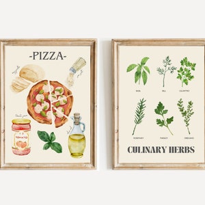 Italian Kitchen Wall Decor | Kitchen Wall Art Set of 10 PRINTABLES ...