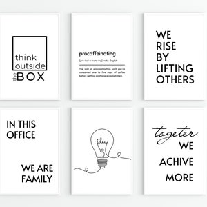 Mega Bundle of 50 Prints, Office Wall Decor, Home Office Decor ...