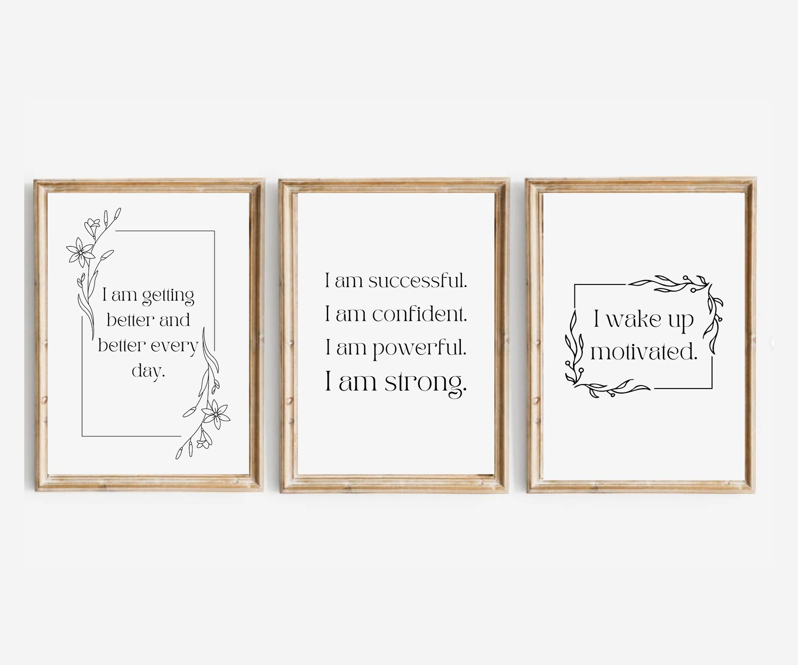 Affirmations Wall Art | Set of 20 PRINTABLES | Home Office Decor | Home ...