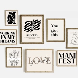 Home Office Set of 16 Prints, Office Wall Decor, Home Office Decor ...