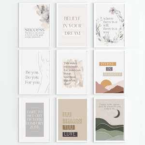 Office Wall Art | Set of 20 PRINTABLES | Home Office Decor | Home ...