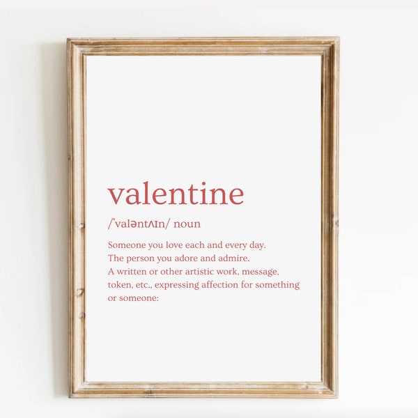Valentine Print - Etsy