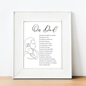 Our Dad | Poem for Father | Gift for Father| Father’s Day Gift | Gift ...