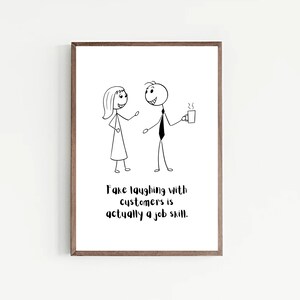 Sarcastic Office Wall Gallery, PRINTABLE, Funny Wall Art, Office Prints ...