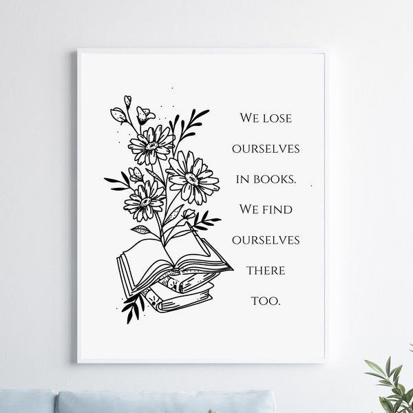 Bookish Wall Art - Etsy