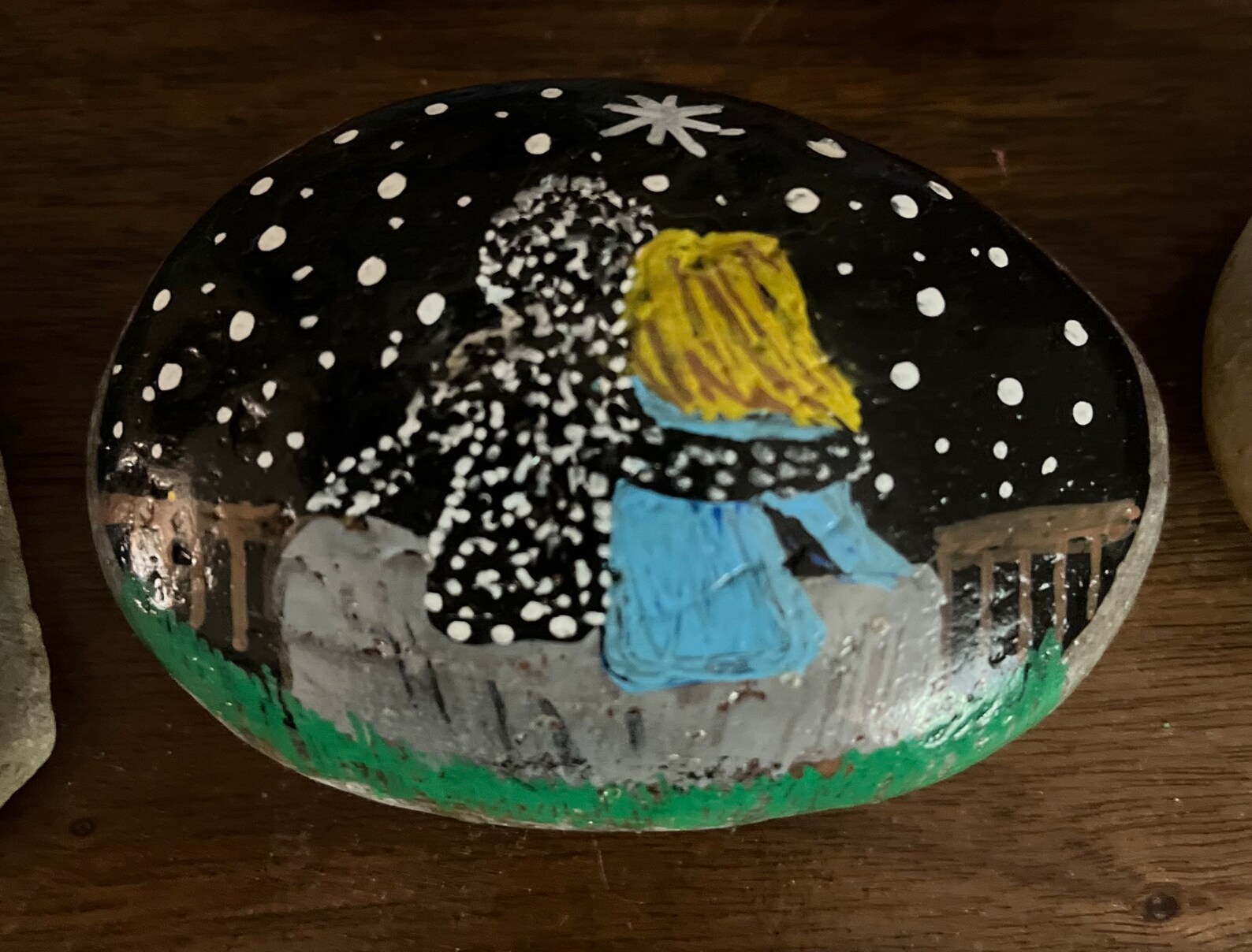 Hand Painted Heavenly Rock - Etsy