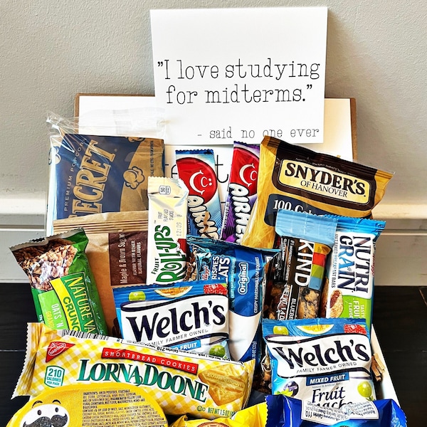 Study College Snack Box - Etsy