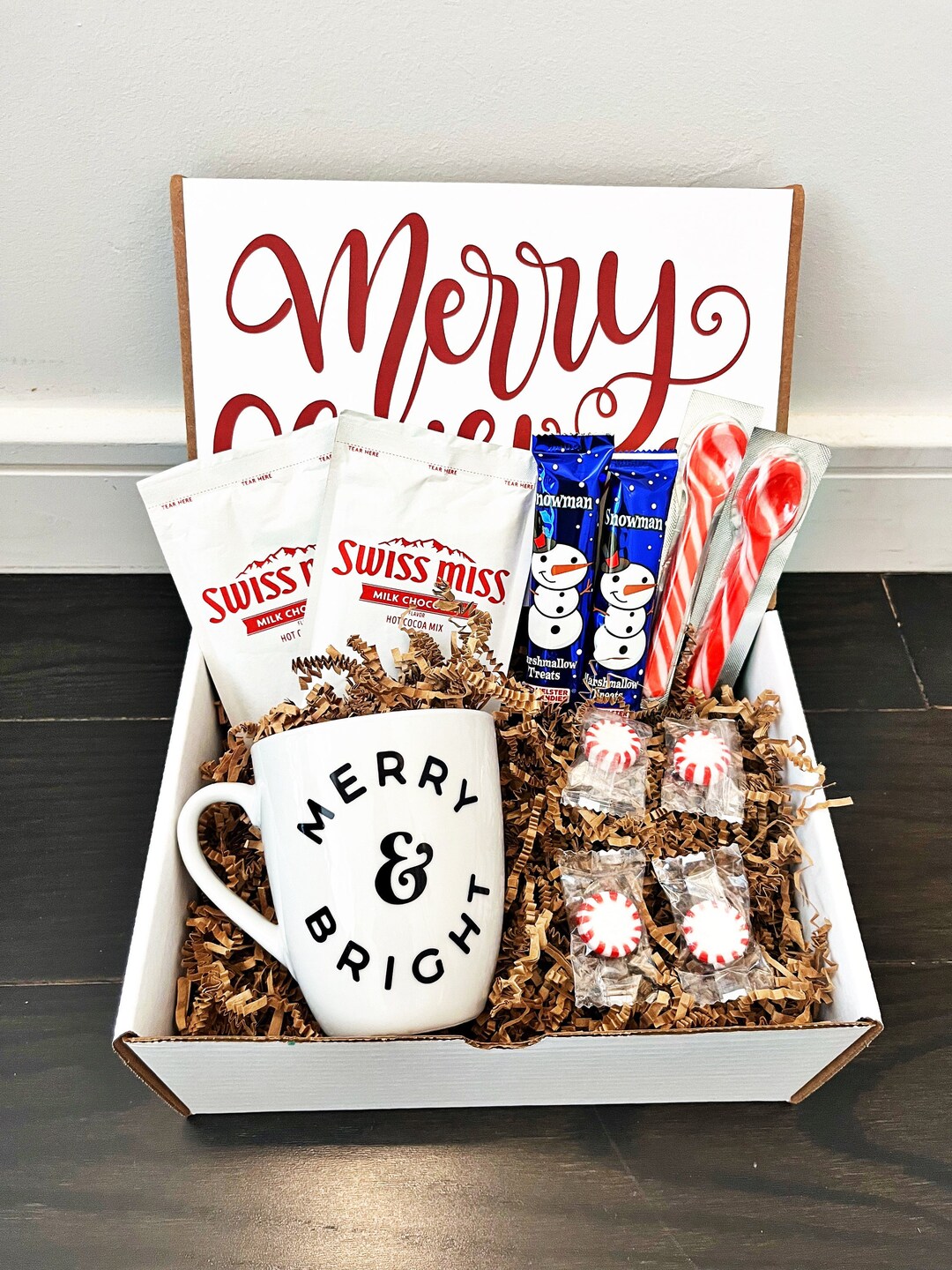 Hot Chocolate Christmas Gift Set - Mug Christmas Gift Box - Hot Cocoa ...
