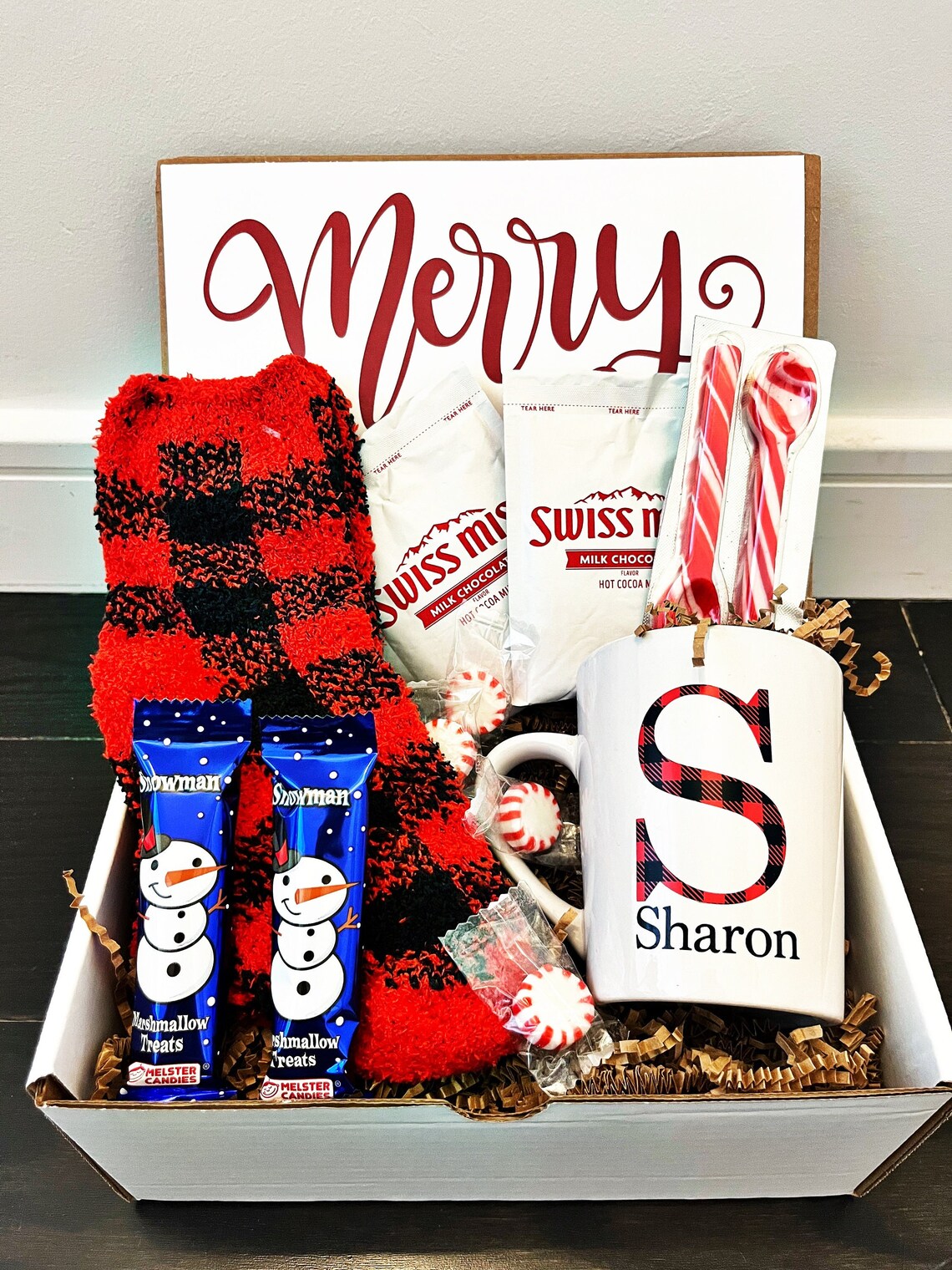 Hot Chocolate Christmas Gift Set - Mug Christmas Gift Box - Hot Cocoa ...