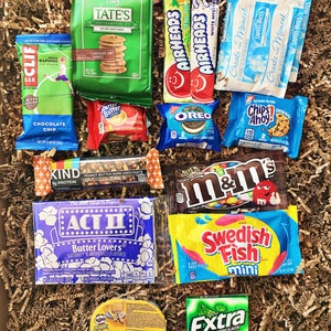College Survival Kit - Custom College Care Package - College Snack Box ...
