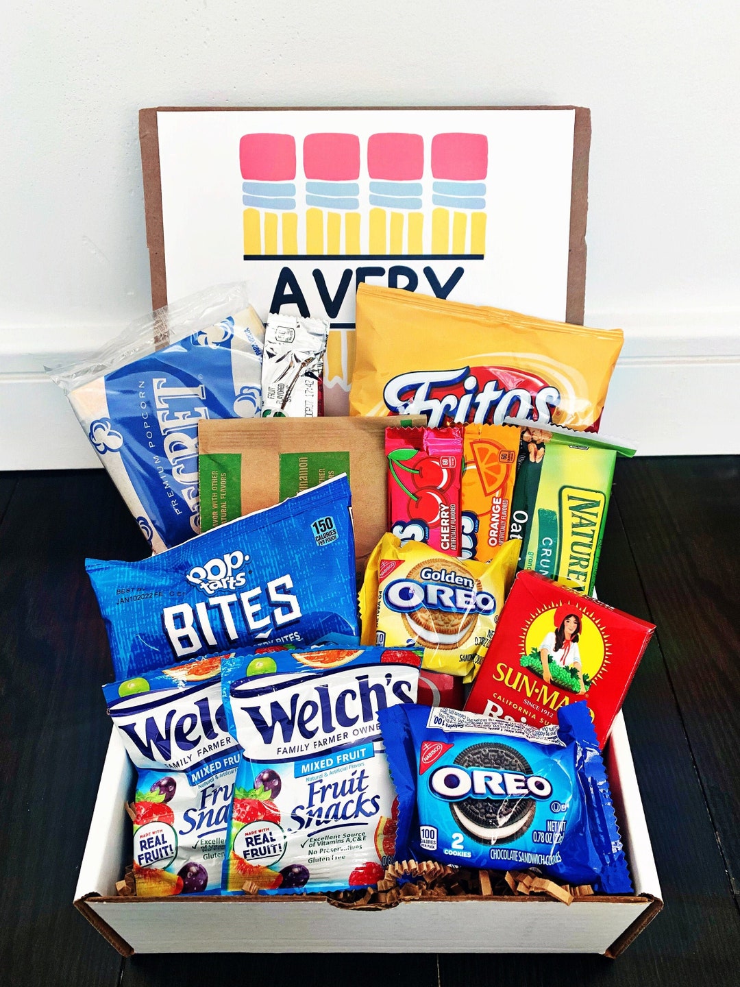 Back to School Snack Box - Custom School Care Package - School Snack ...