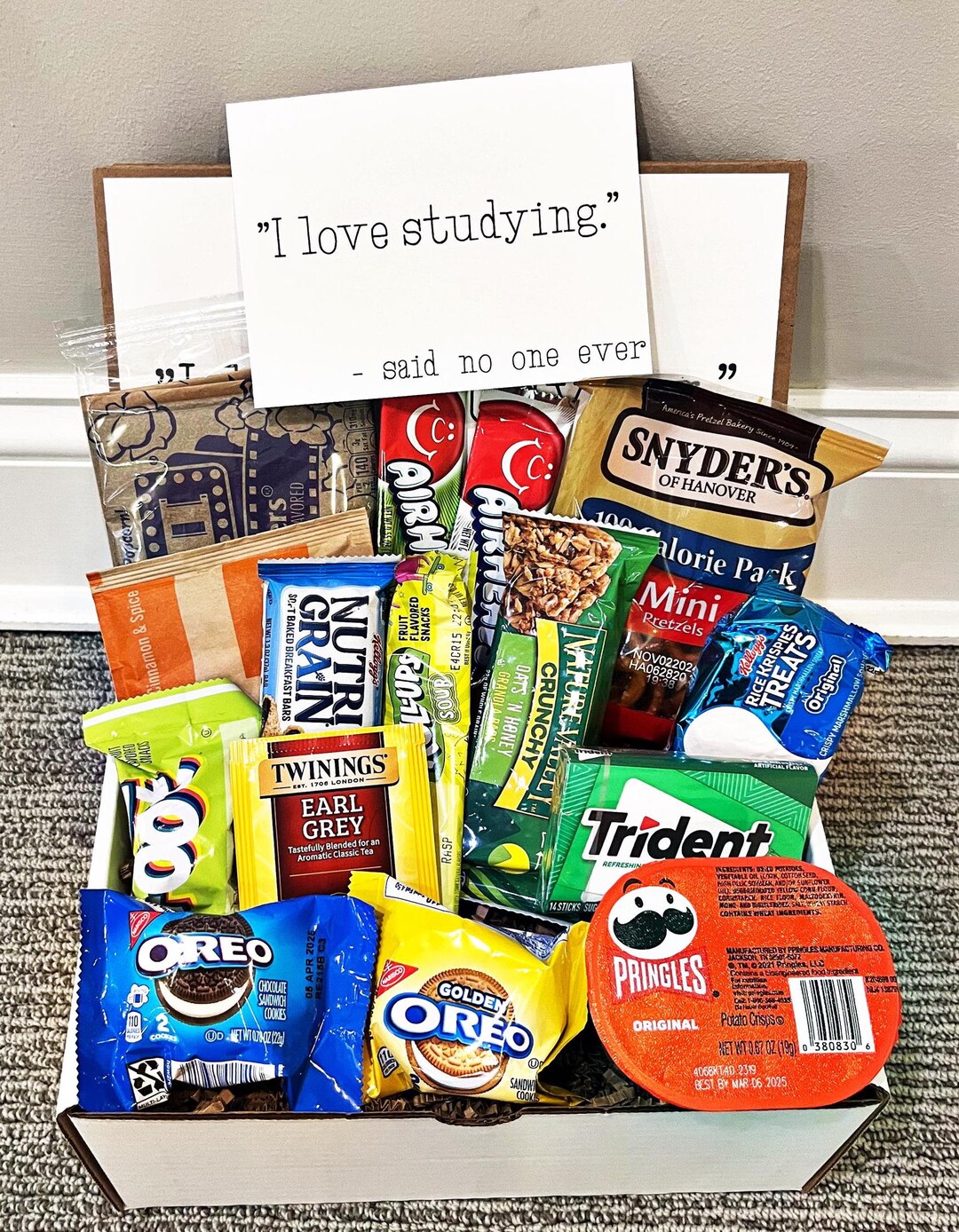 Studying College Care Package - Custom College Care Package - College ...