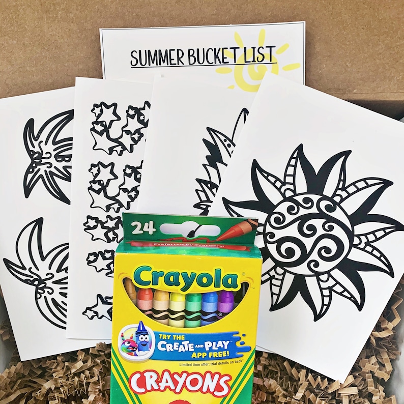 Quarantine Busy Box Kids Care Package Quarantine Summer - Etsy