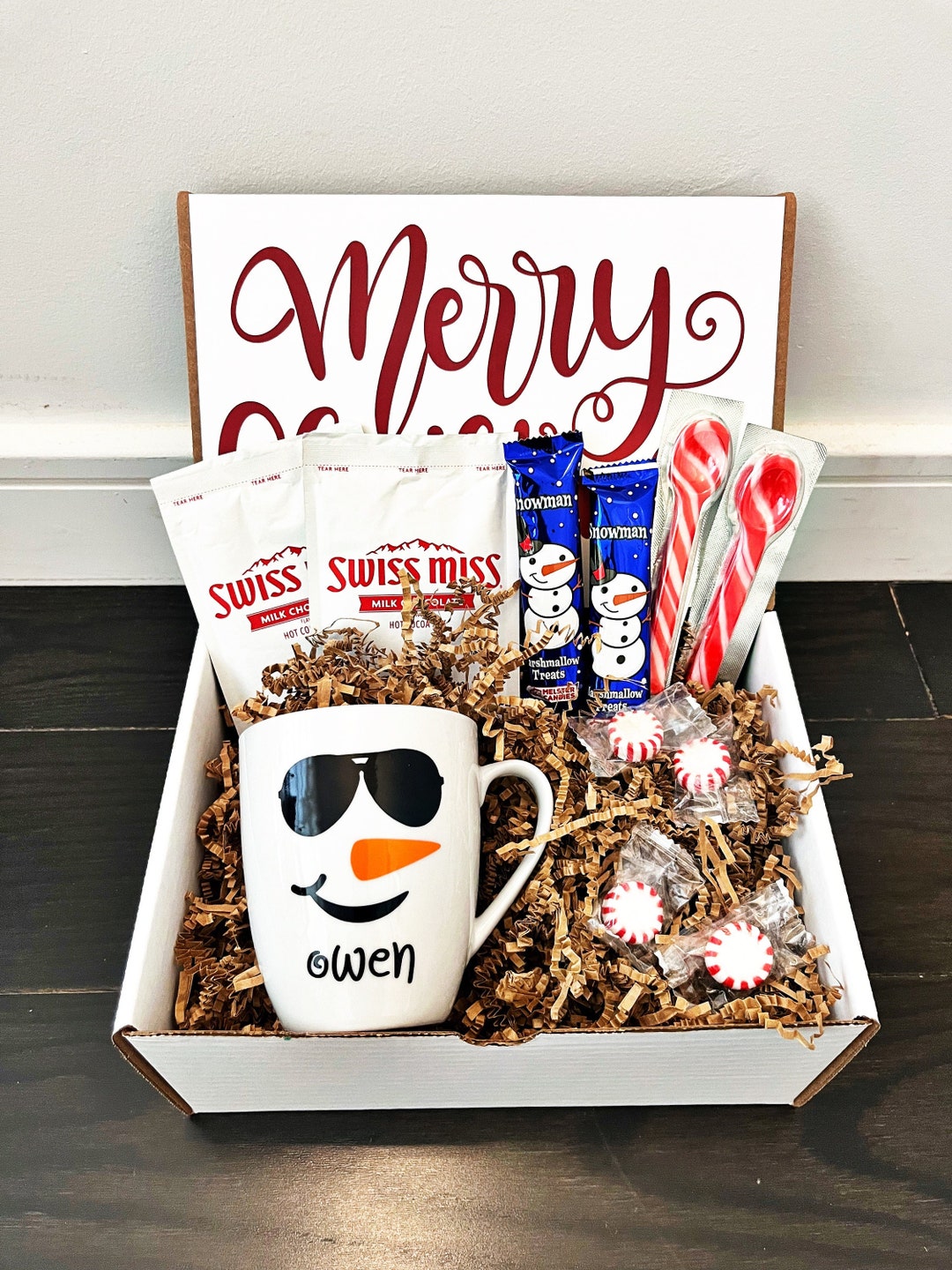 Hot Chocolate Christmas Gift Set - Mug Christmas Gift Box - Hot Cocoa ...